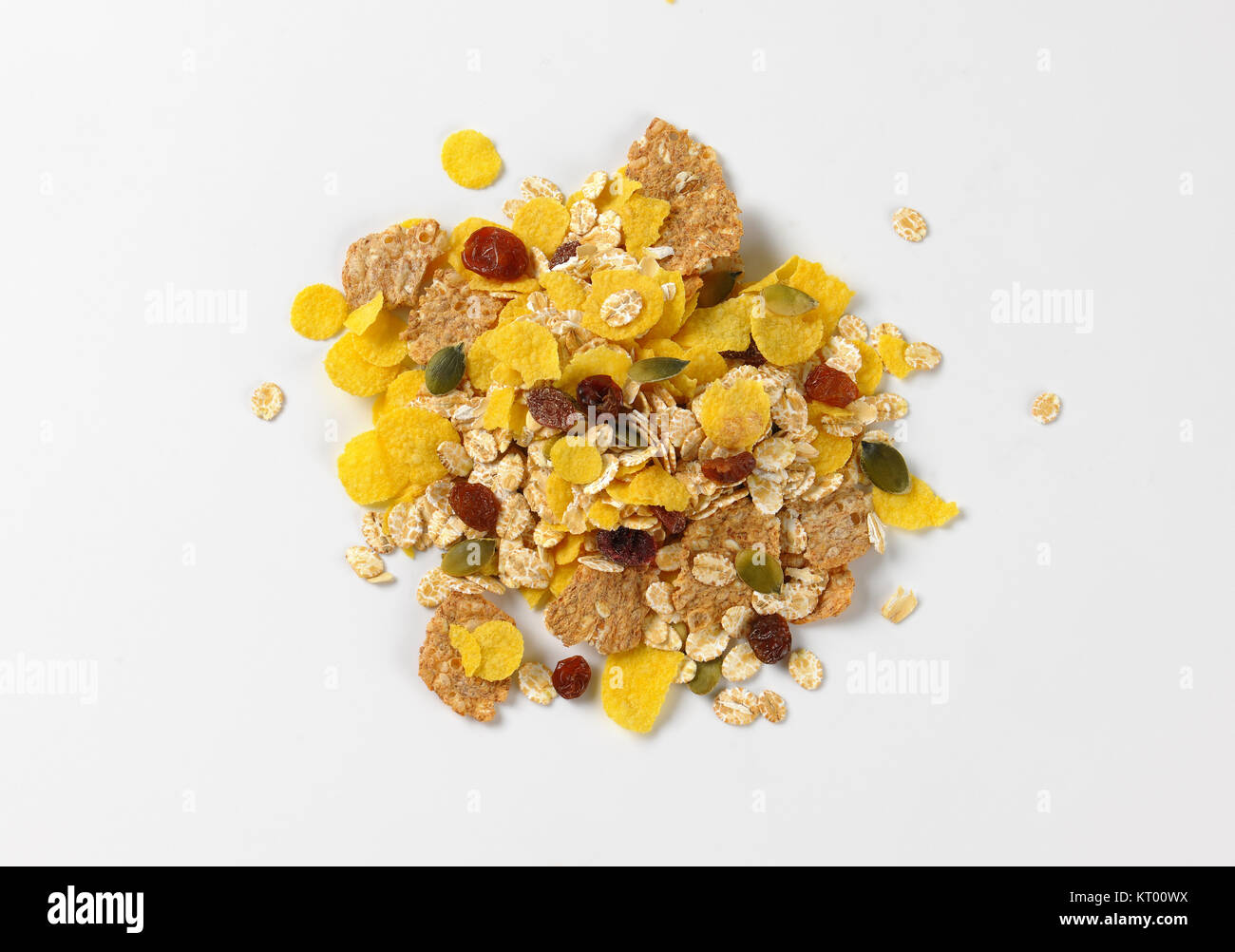 mixed breakfast cereals Stock Photo - Alamy