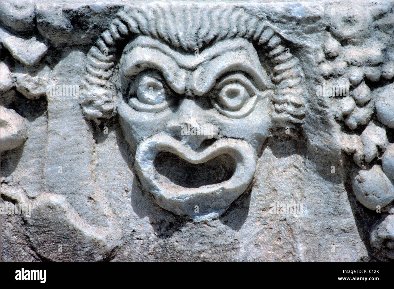 Greek theatre mask hi-res stock photography and images - Alamy