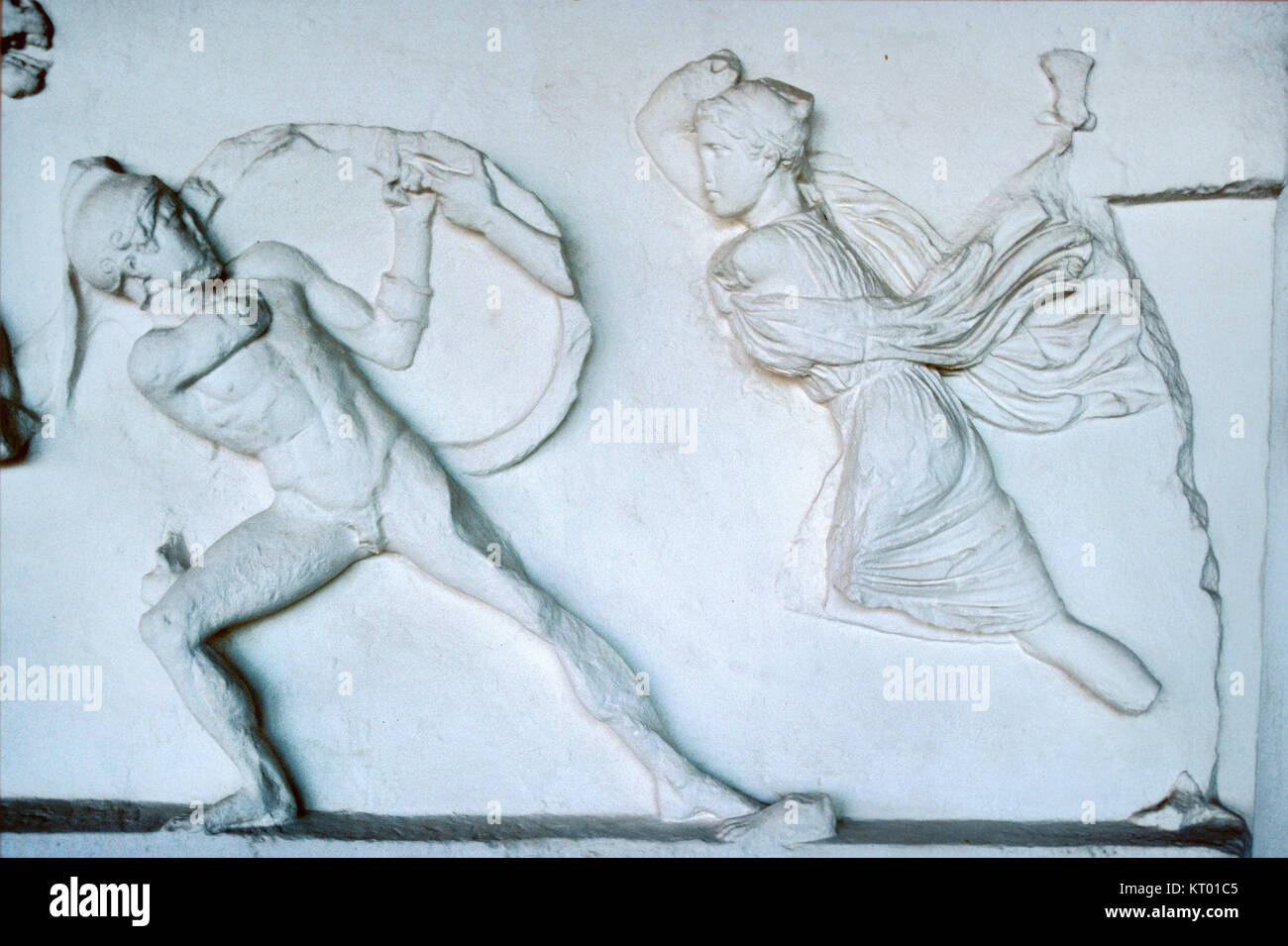 Amazon Frieze or Amazonomachy, Showing Battle Between Greeks and ...