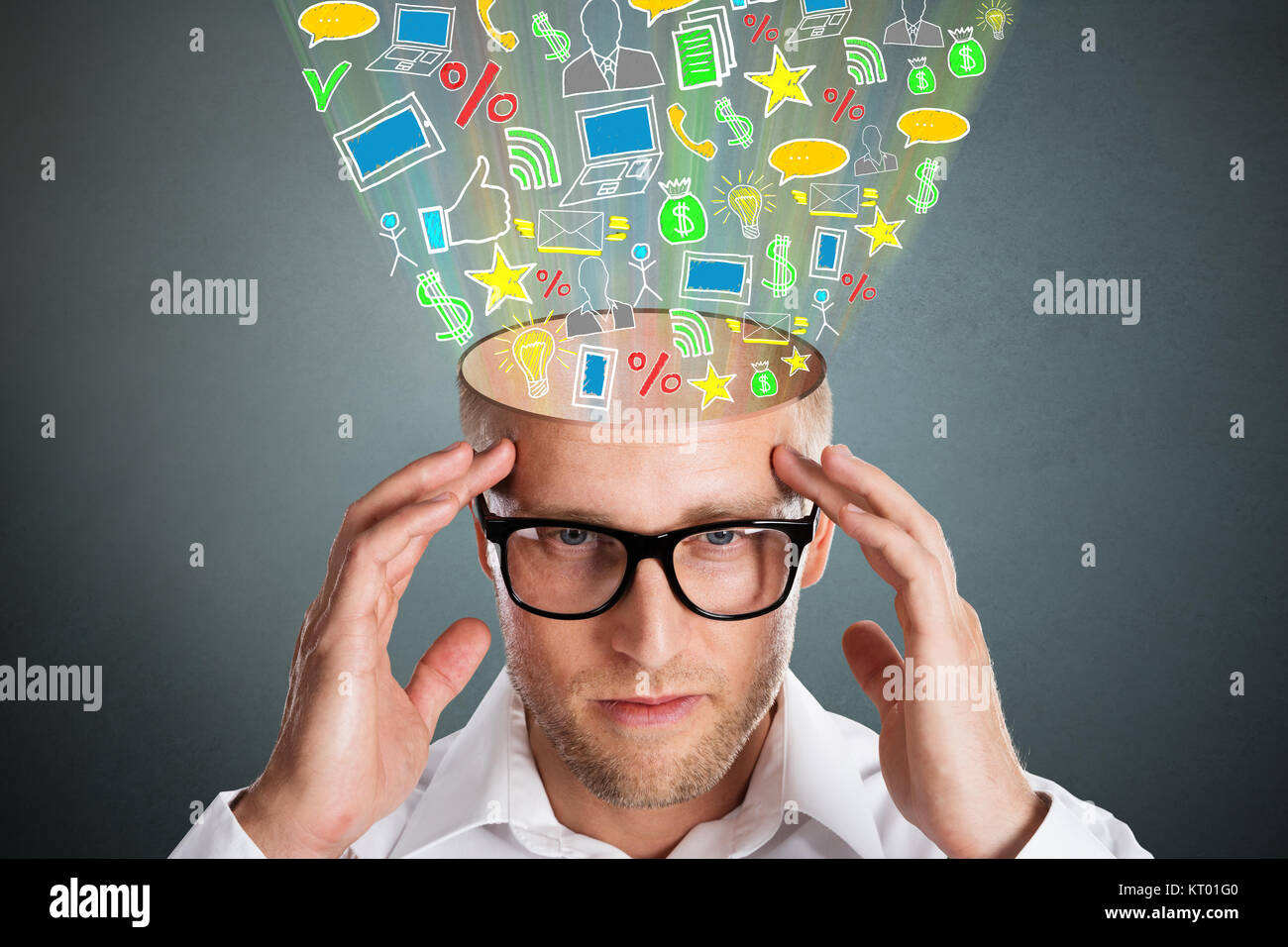 Creative Businessman Ideas Stock Photo - Alamy