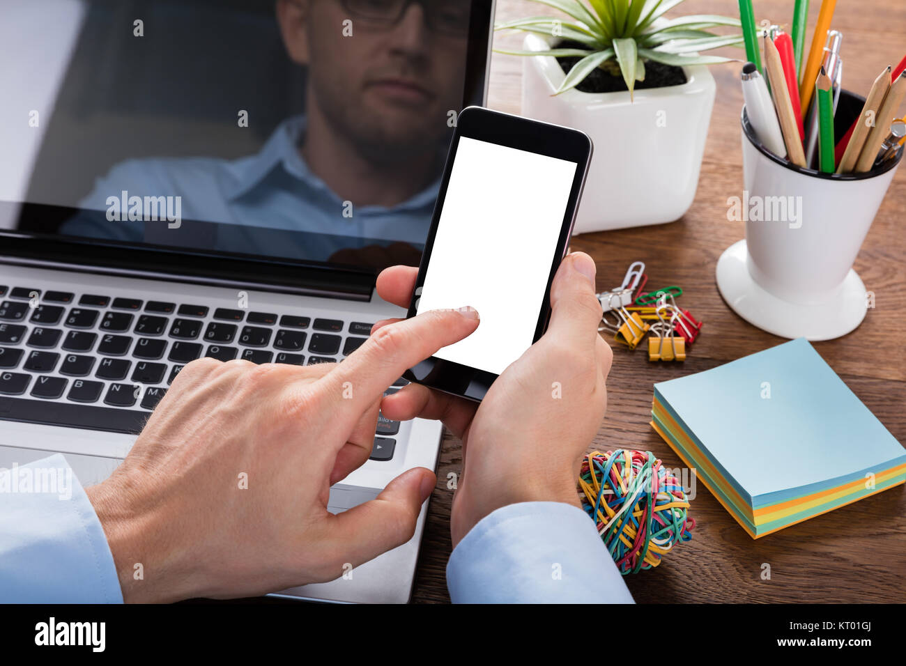 Person Hand Using Mobile Phone Stock Photo - Alamy