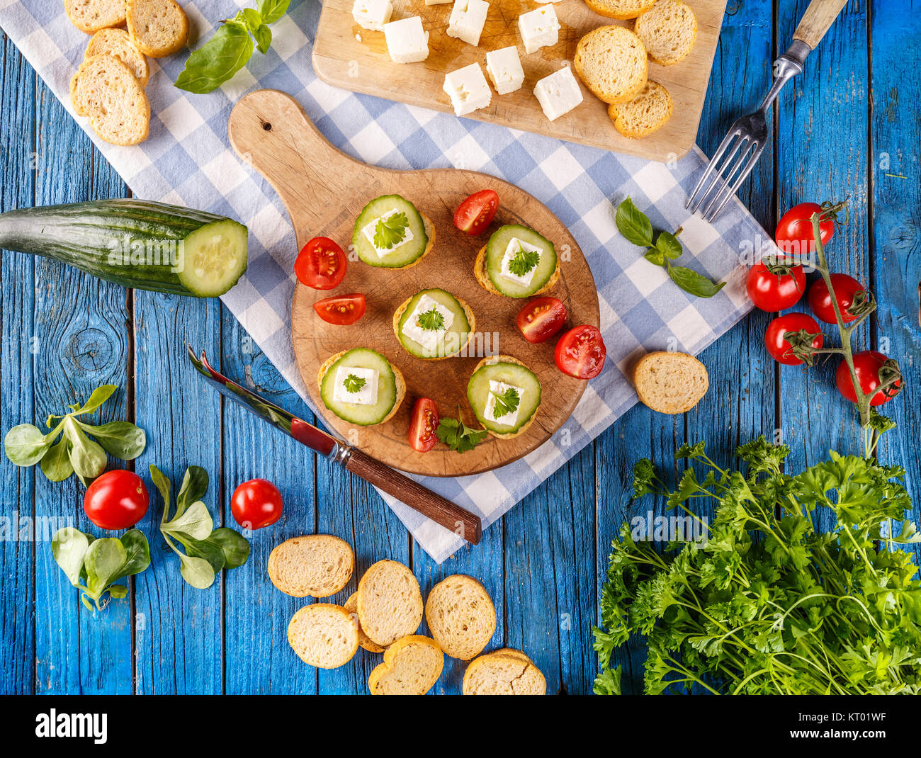 Party mini snacks Stock Photo - Alamy