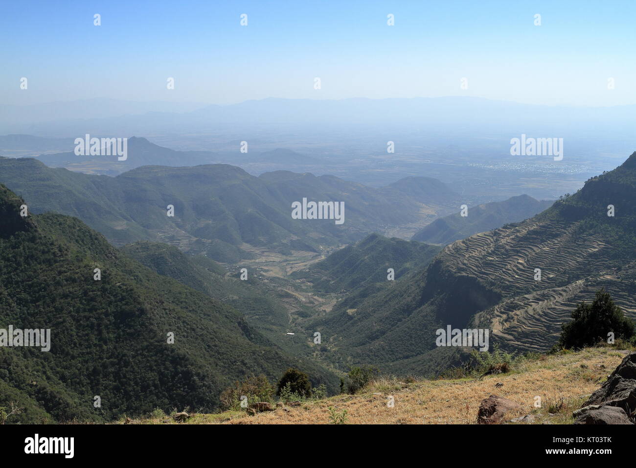 the landscape at mekele in ethiopia Stock Photo - Alamy