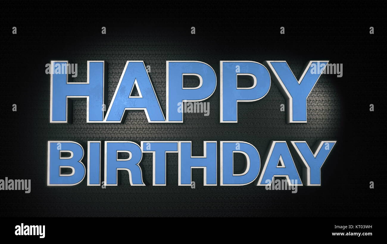 Happy birthday text animation in hi-res stock photography and images ...