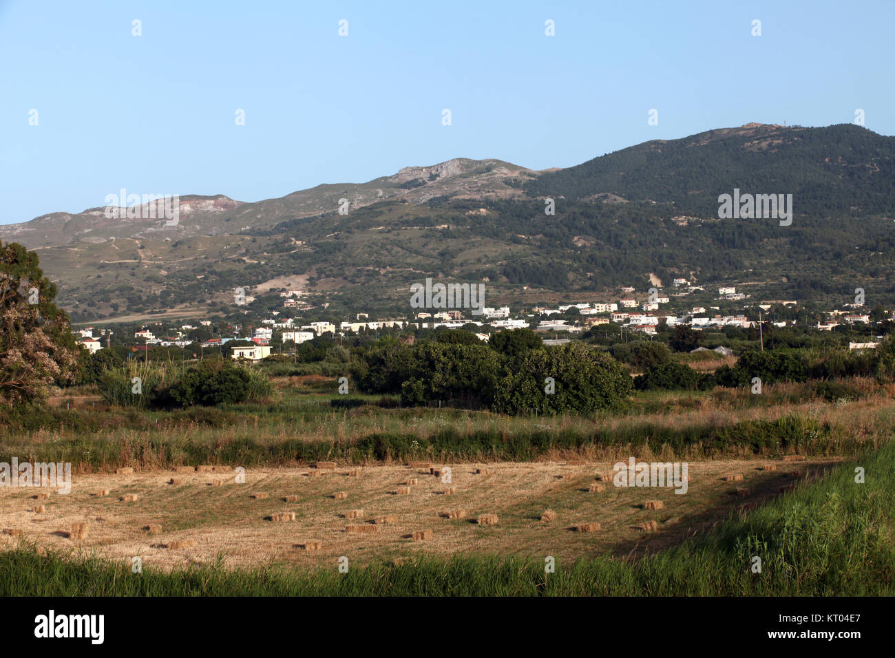 Typical Greek Village. Zia, Kos Island, Greece Stock Photo - Alamy