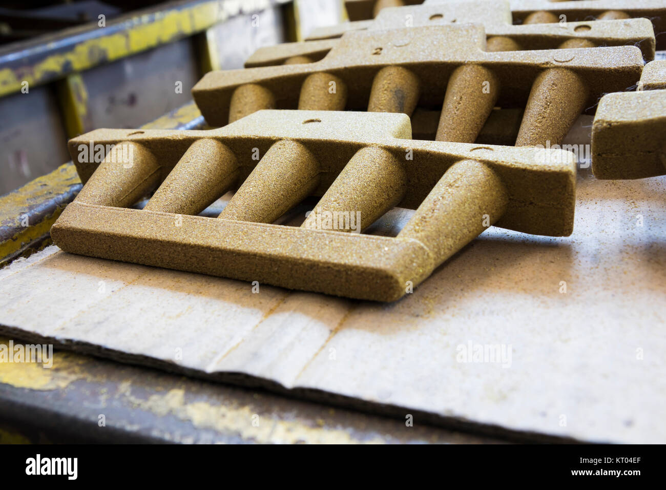 Cores made from Resin Coated Sand for Iron Casting product Stock Photo ...
