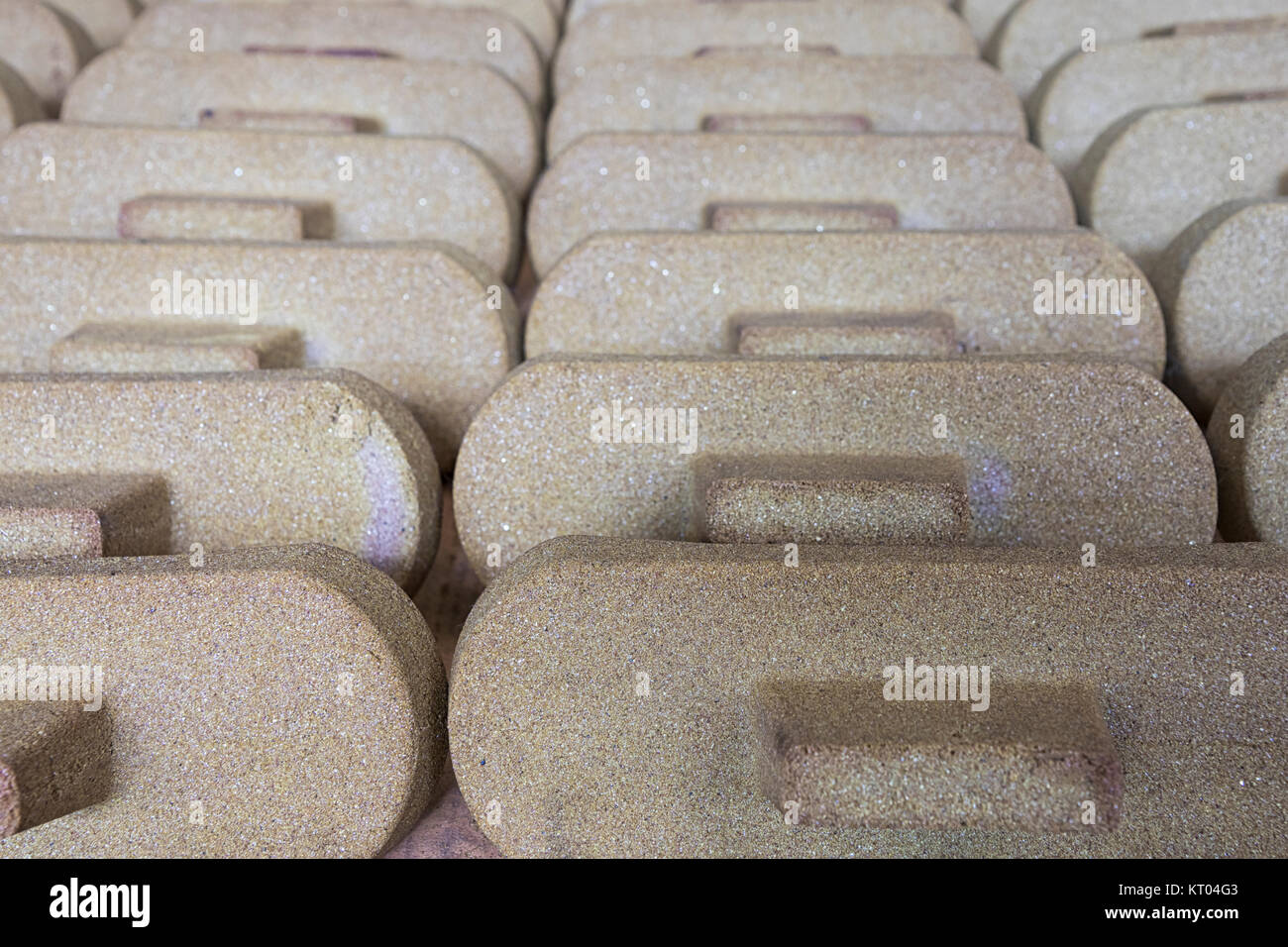 Cores made from Resin Coated Sand for Iron Casting product Stock Photo ...