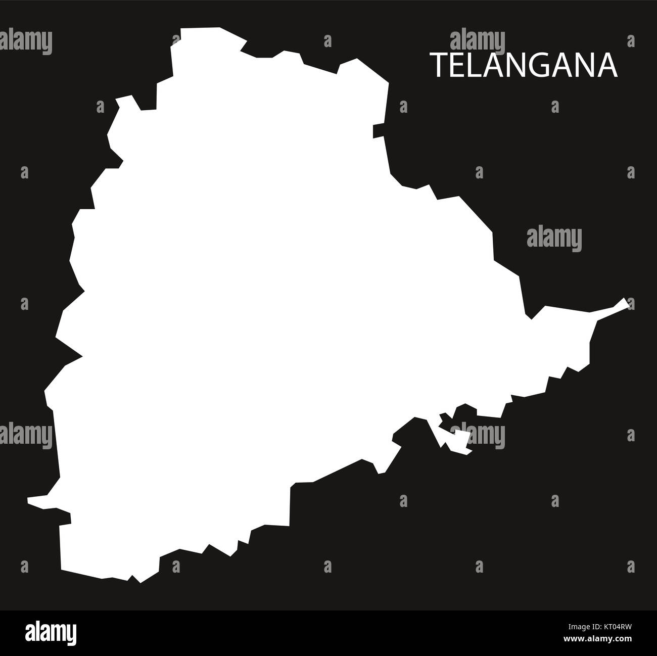 Telangana map hi-res stock photography and images - Alamy