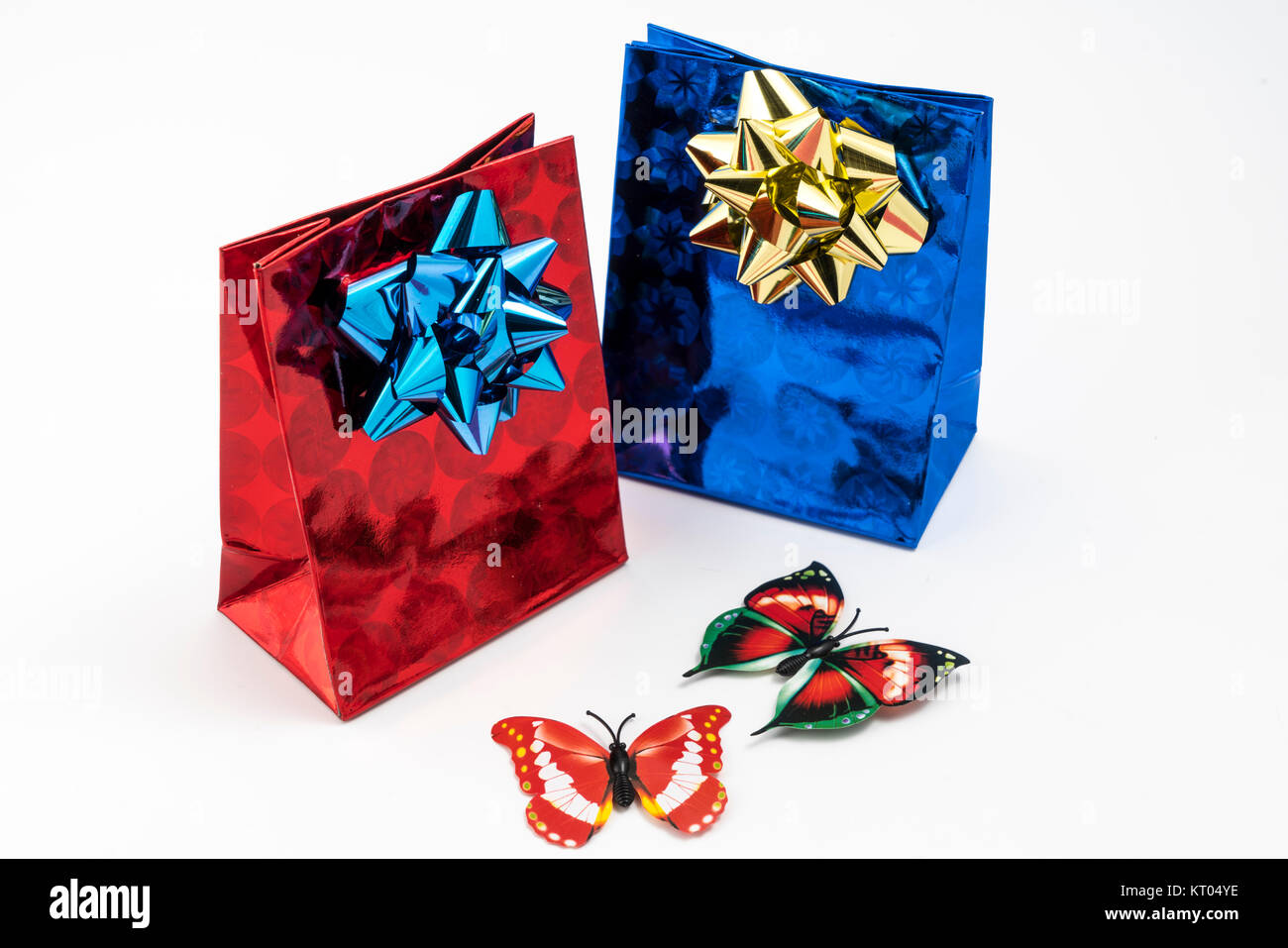 small colored gift packages Stock Photo - Alamy