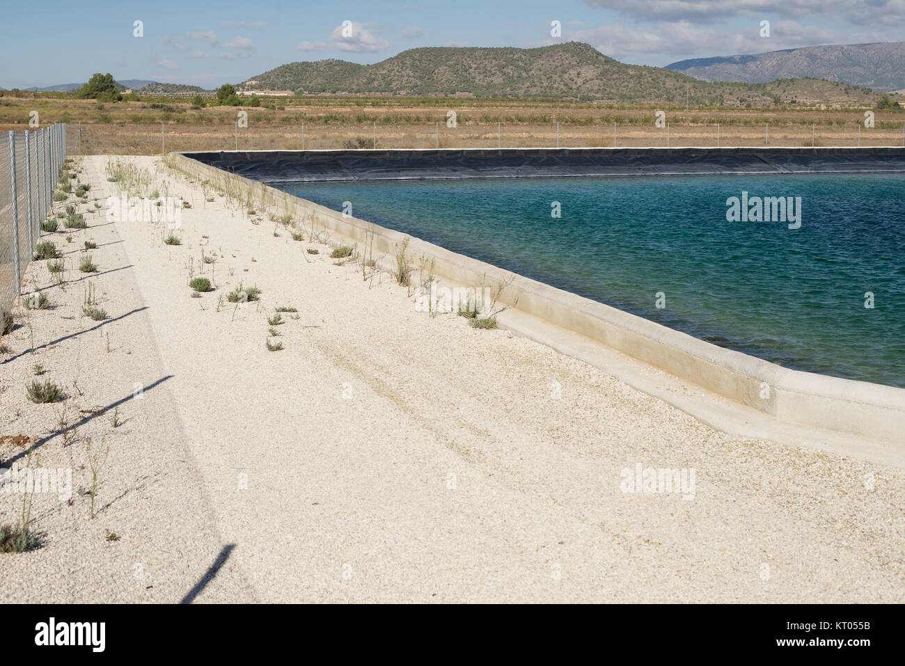Reservoir in the Alicante Province in Spain Stock Photo - Alamy