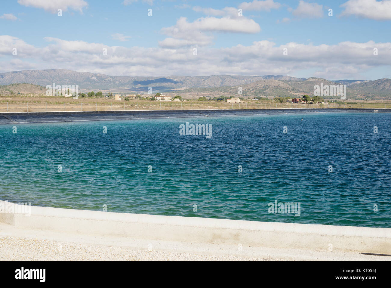 Reservoir in the Alicante Province in Spain Stock Photo - Alamy