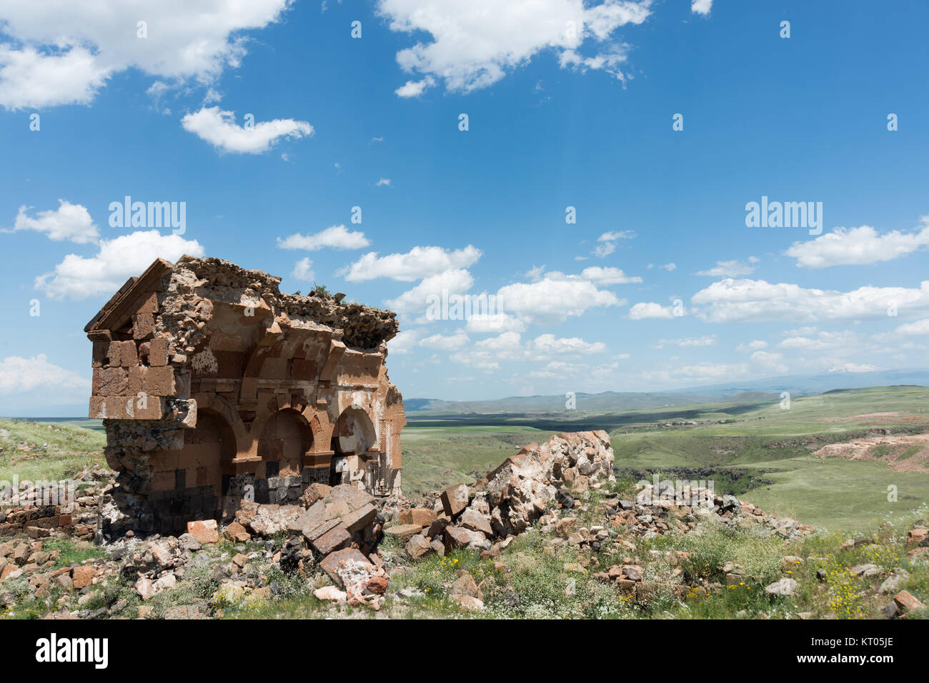 The Ani ruins in Kars province of Turkey Stock Photo - Alamy
