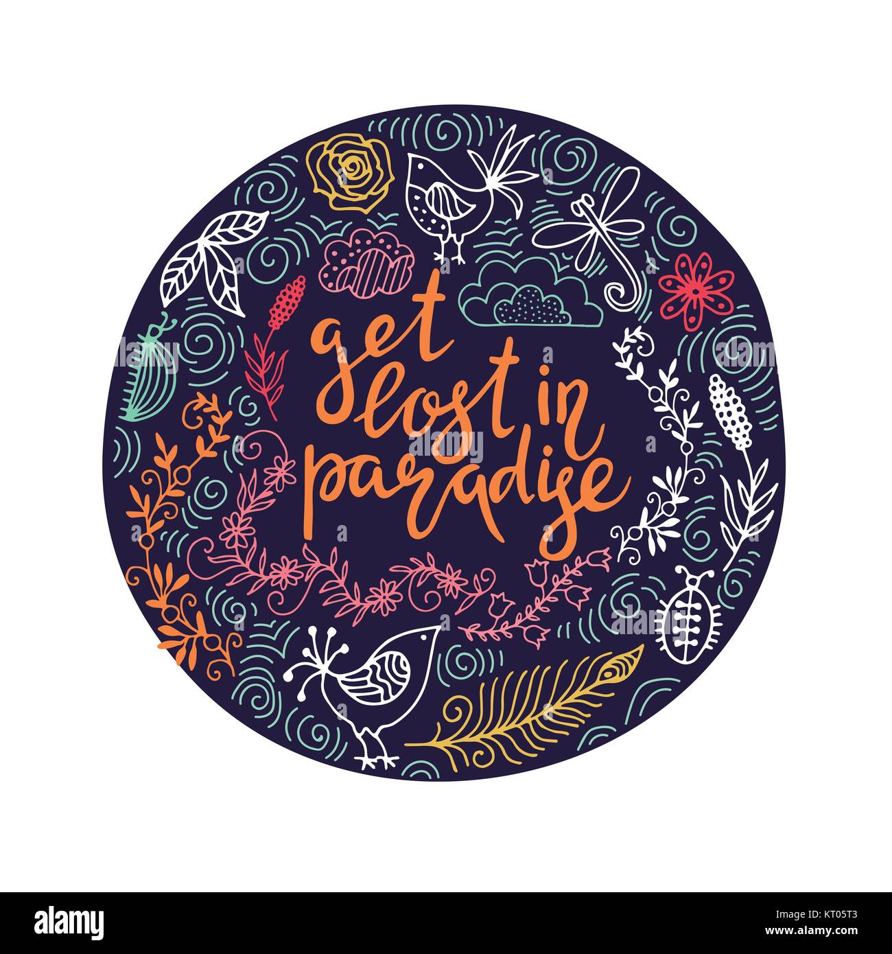 Hand Drawn Summer Themed Phrases Modern Style Lettering Get Lost In hand-drawn-summer-themed-phrases-modern-style-lettering-get-lost-in