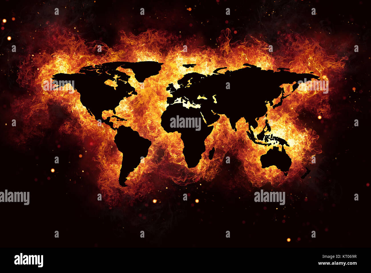 Burning Globe High Resolution Stock Photography and Images - Alamy