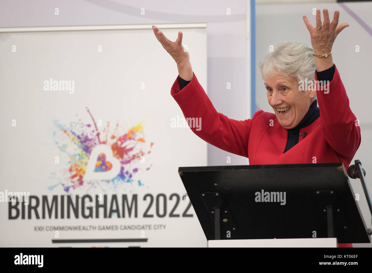 CGF President Louise Martin CBE during the Commonwealth Games ...