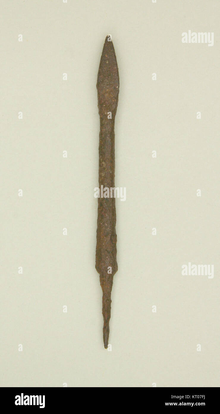 The Arrowhead artifact, cataloged as MET sfsb2011.502.7 002, is part of ...