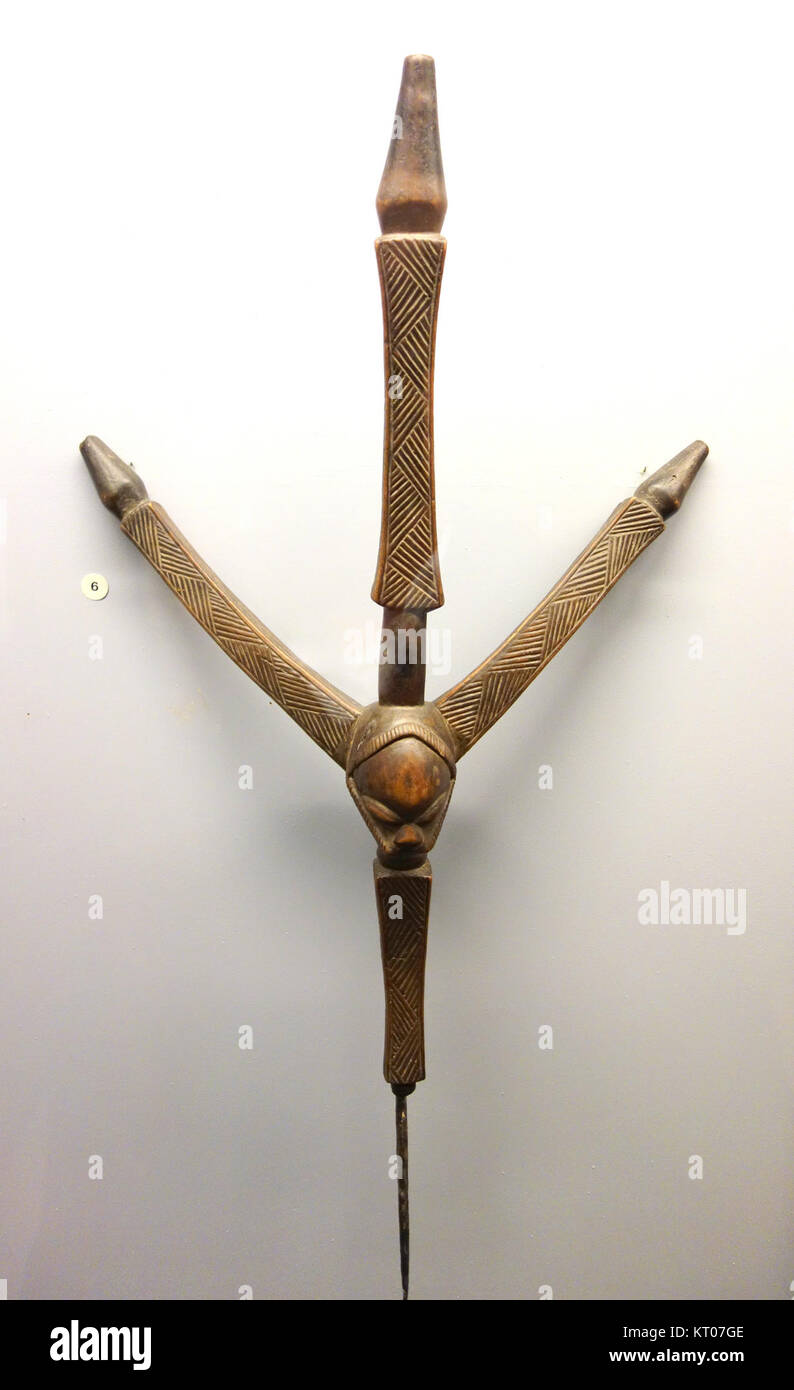 This Luba arrow holder, displayed at the Royal Museum for Central ...