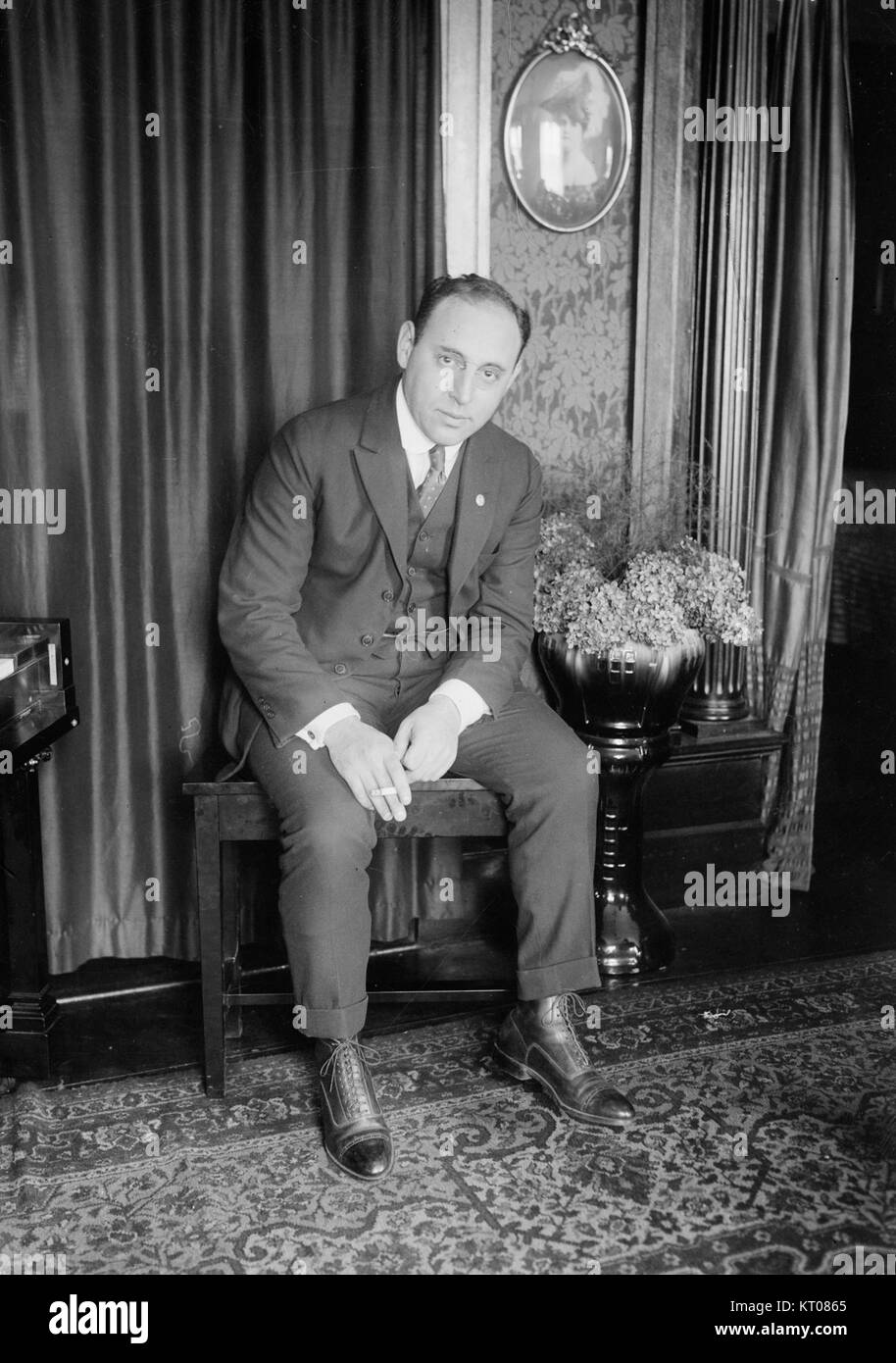 A portrait of Arthur Fields, captured while sitting. This image ...