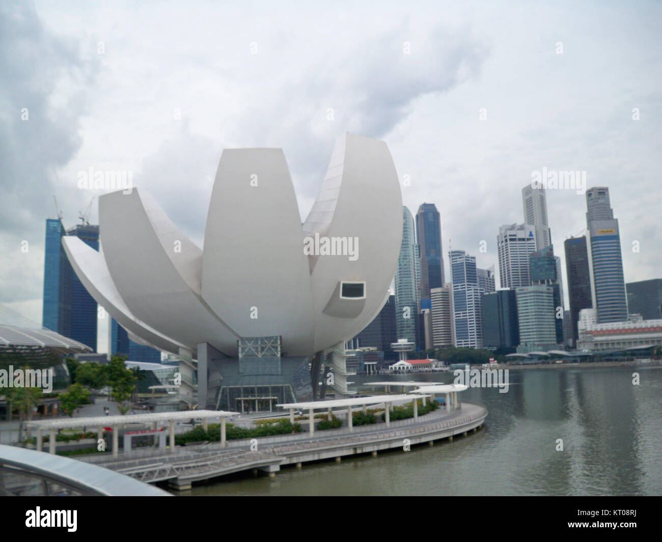 The ArtScience Museum at Marina Bay Sands in Singapore, a landmark ...