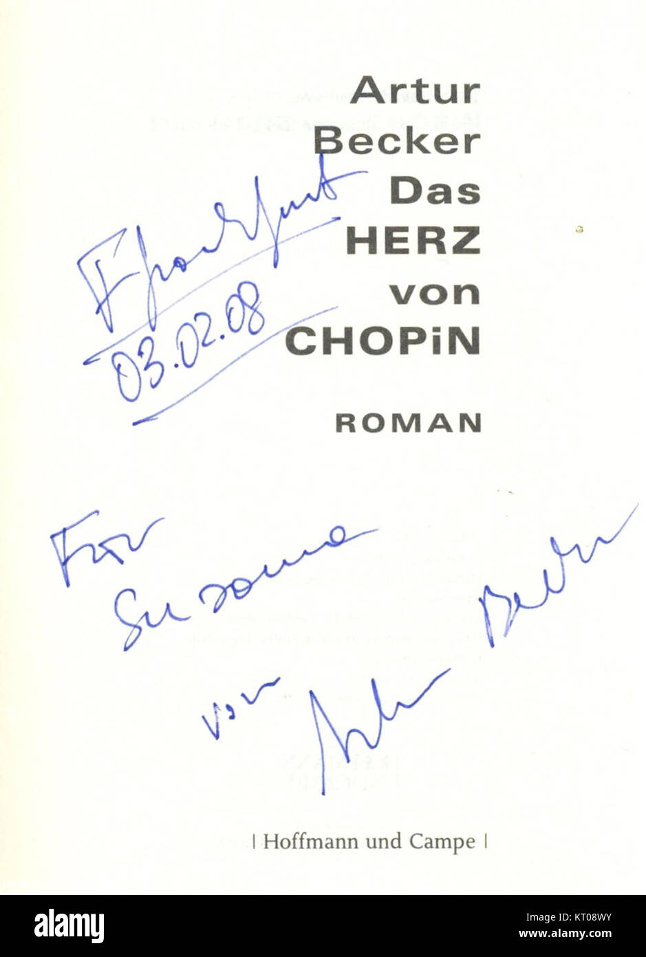 An autograph of Artur Becker, a historical figure or artist, showcasing ...