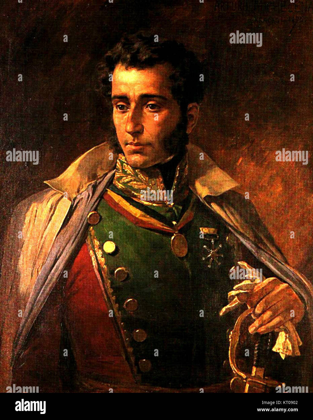 A portrait of Arturo Michelena, a Venezuelan artist known for his work ...