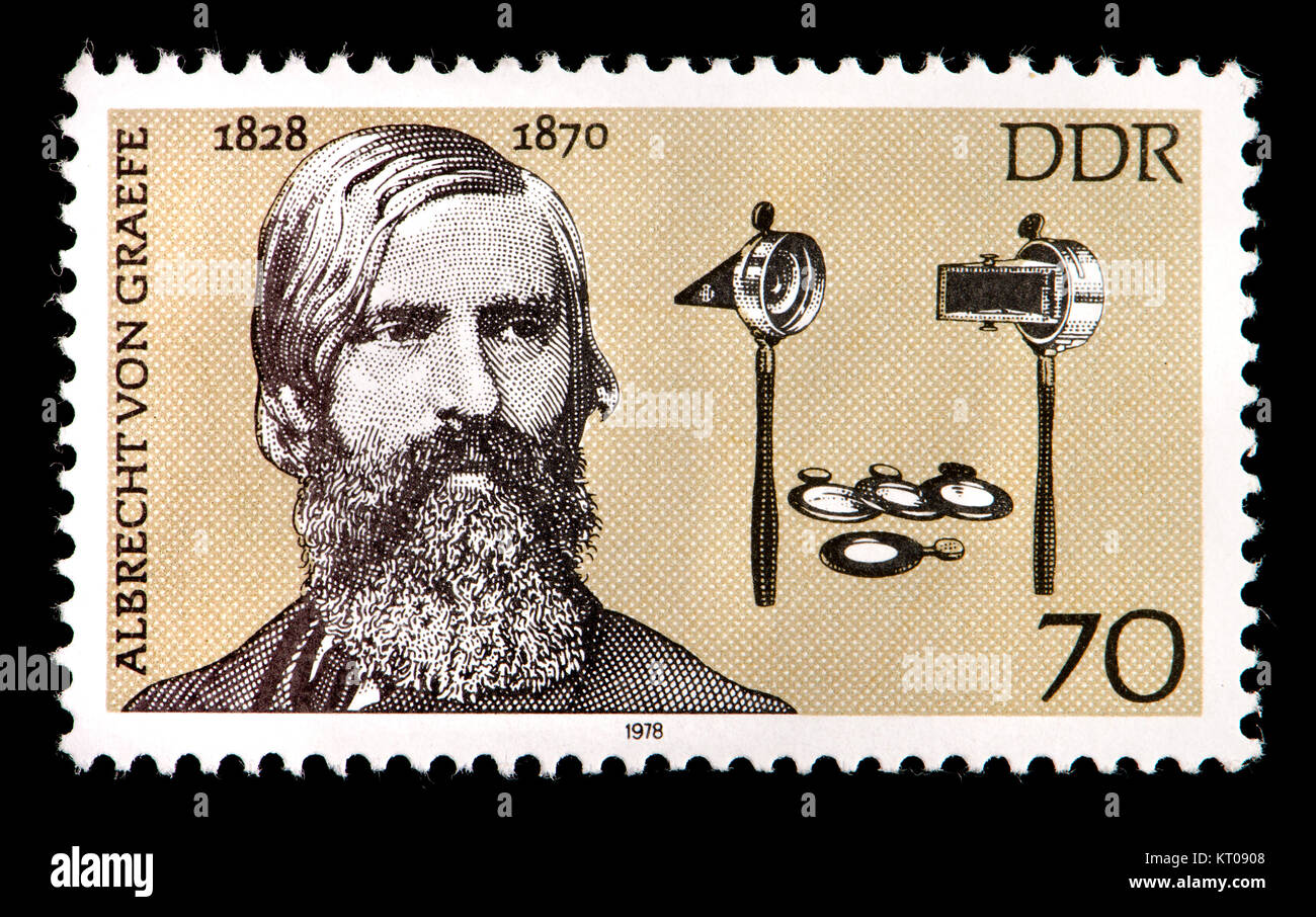 East German (DDR) postage stamp (1978): Friedrich Wilhelm Ernst ...