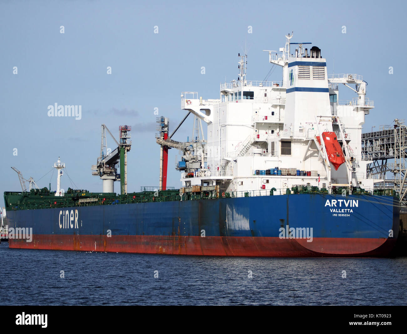 The 'Artvin', a 2011-built vessel with IMO number 9595034, photographed ...