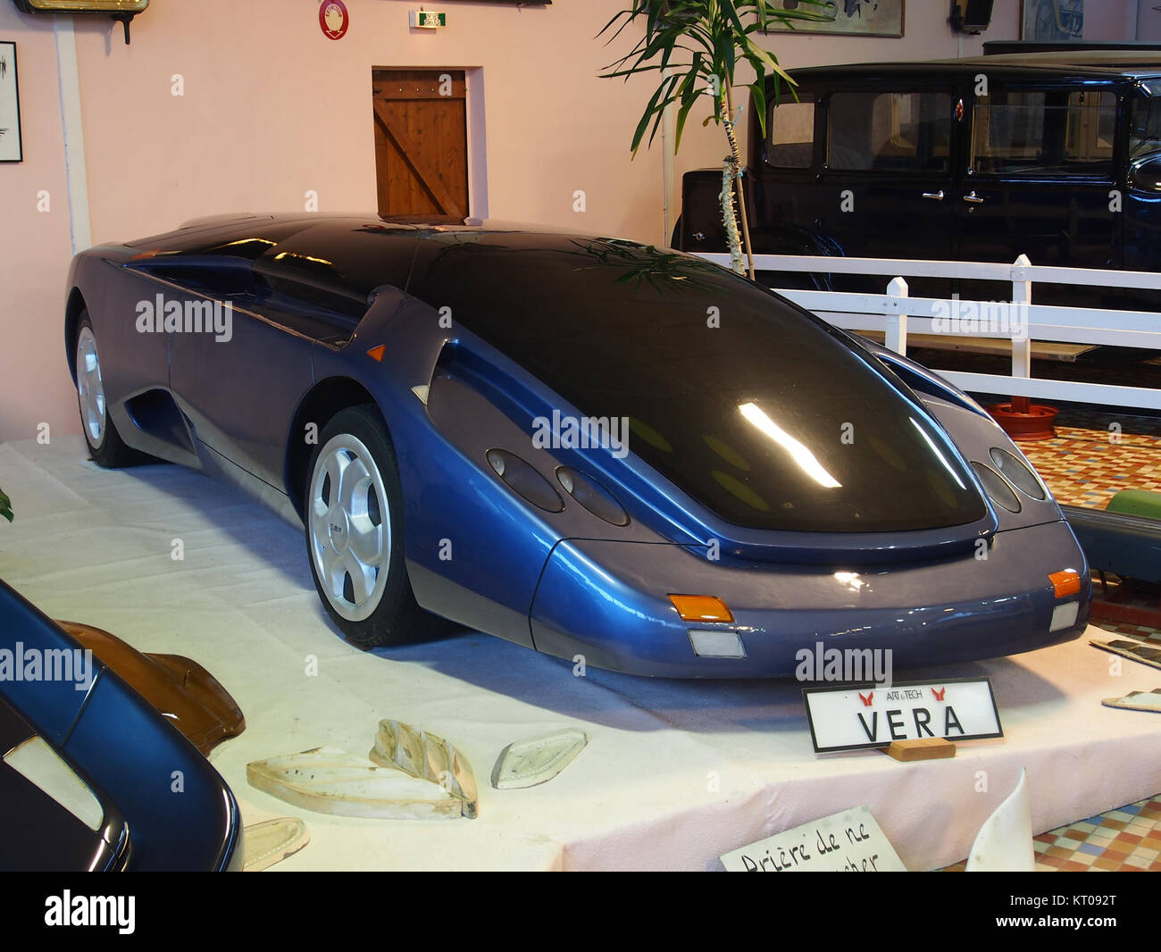The VERA concept car, displayed at the Musée Automobile de Vendée ...