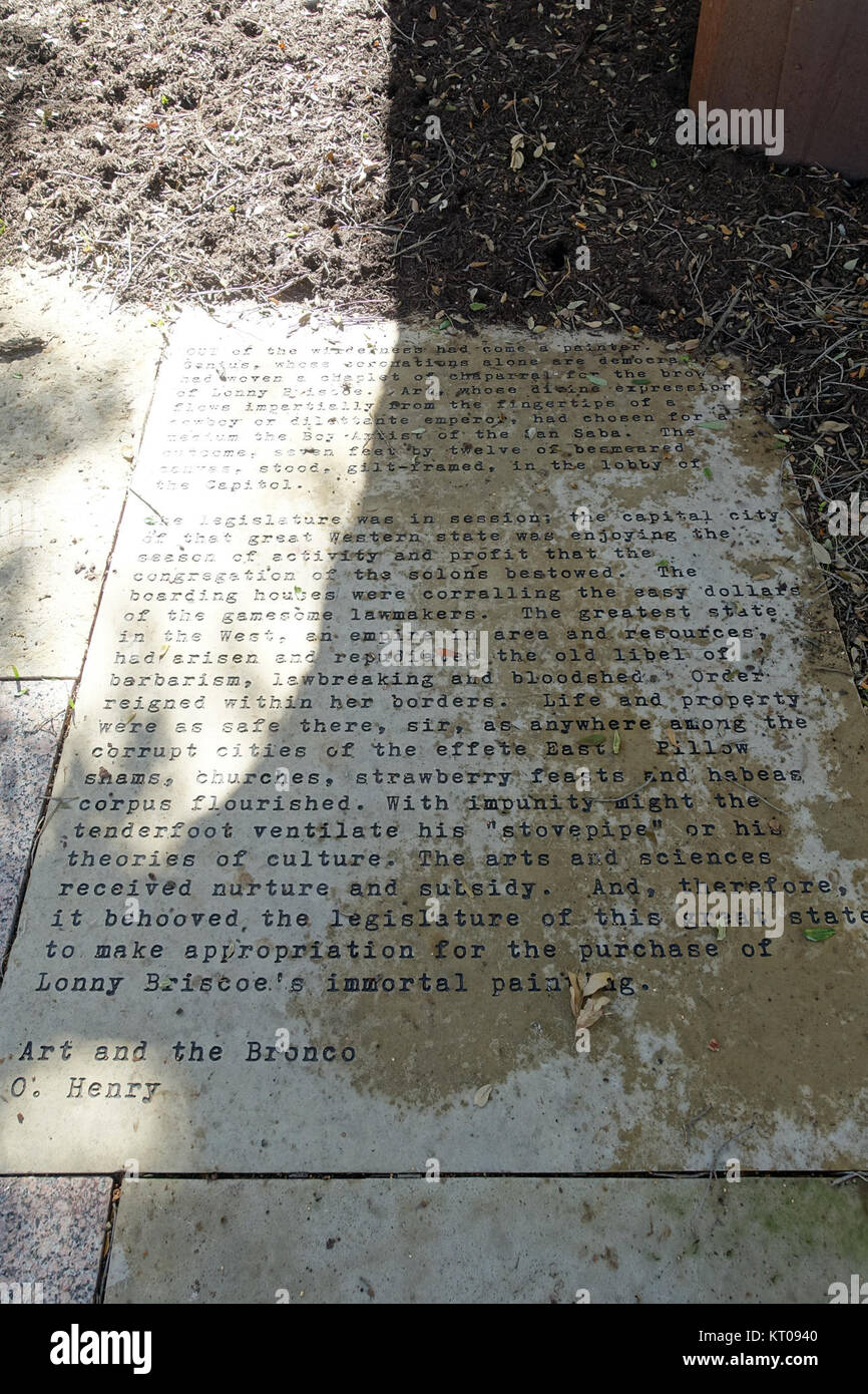 This photograph captures the scene from *Art and the Bronco*, a work by ...