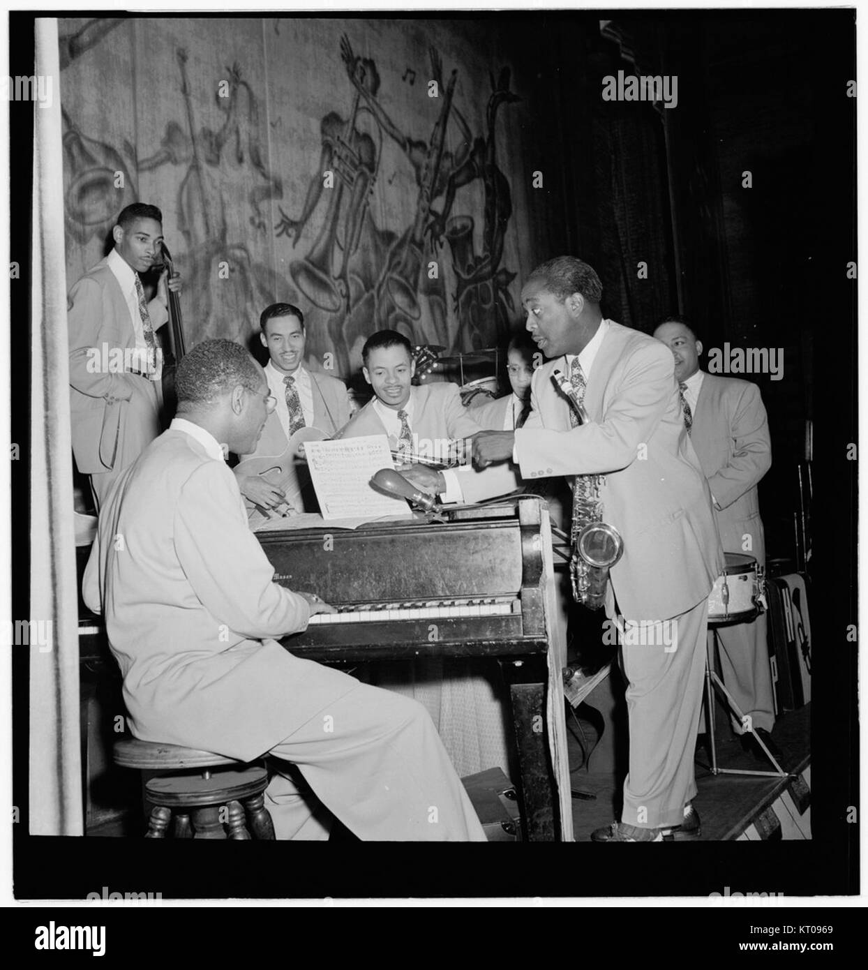 This portrait of Louis Jordan, an influential American musician, was ...