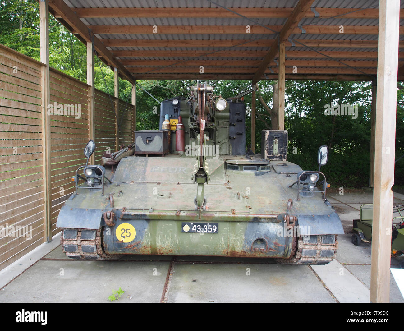 The ARV M578, displayed at the Aalborg Defence and Garrison Museum, is ...