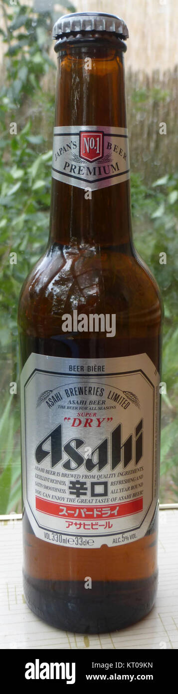 Asahi Super Dry is a Japanese beer known for its crisp taste, brewed by ...