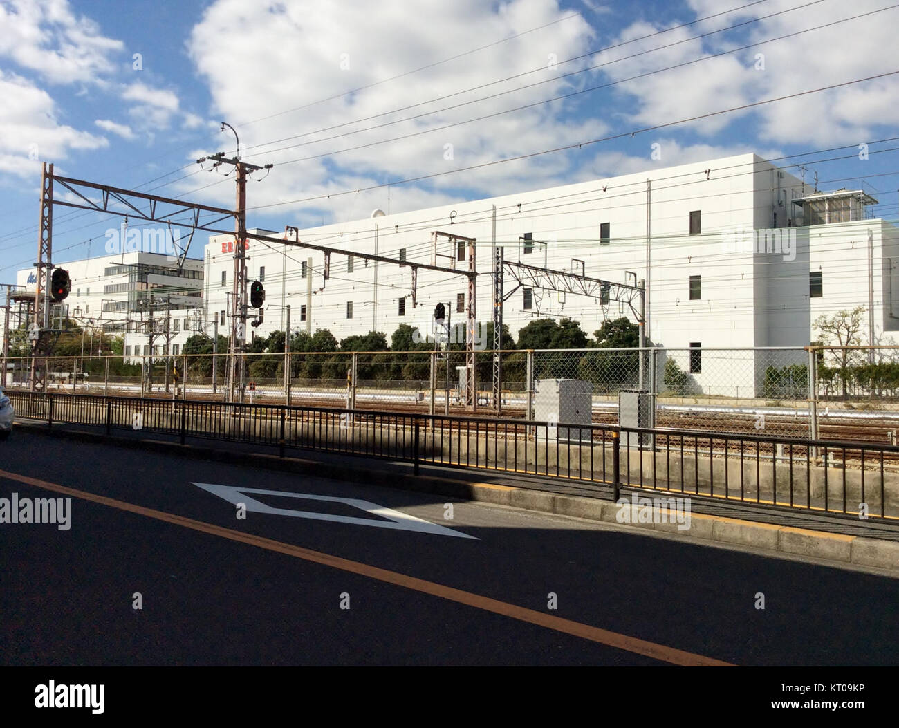 Image of the Asahi Beer Suita Factory, a major brewery in Japan Stock ...