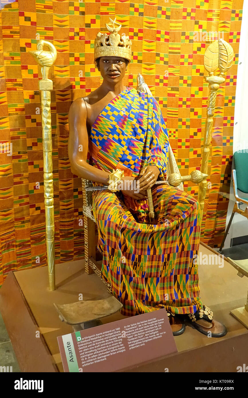 The Asantehene figure, representing the Asante people of the Kingdom of ...