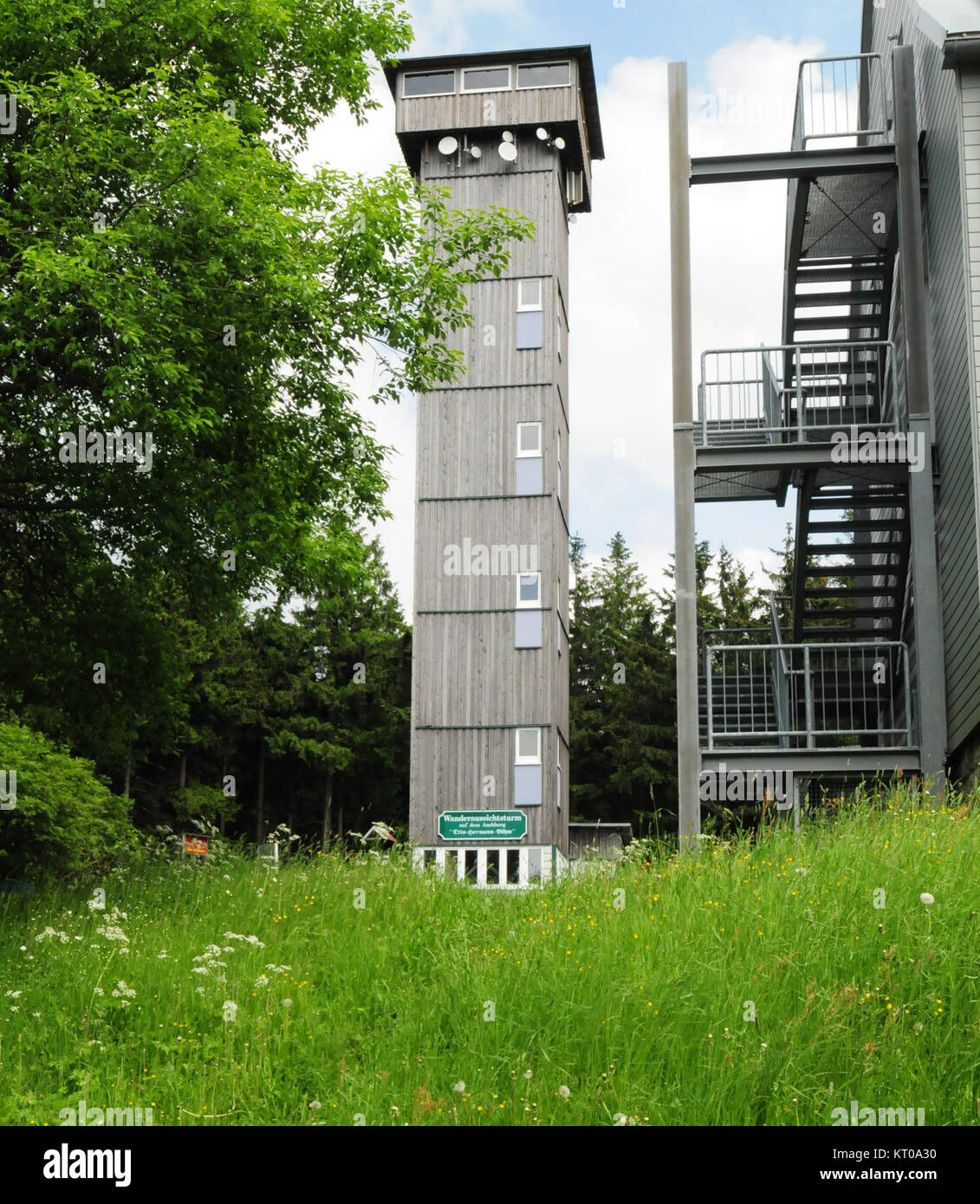 Photograph of the Aschbergturm, also known as the Otto Hermann Böhm ...