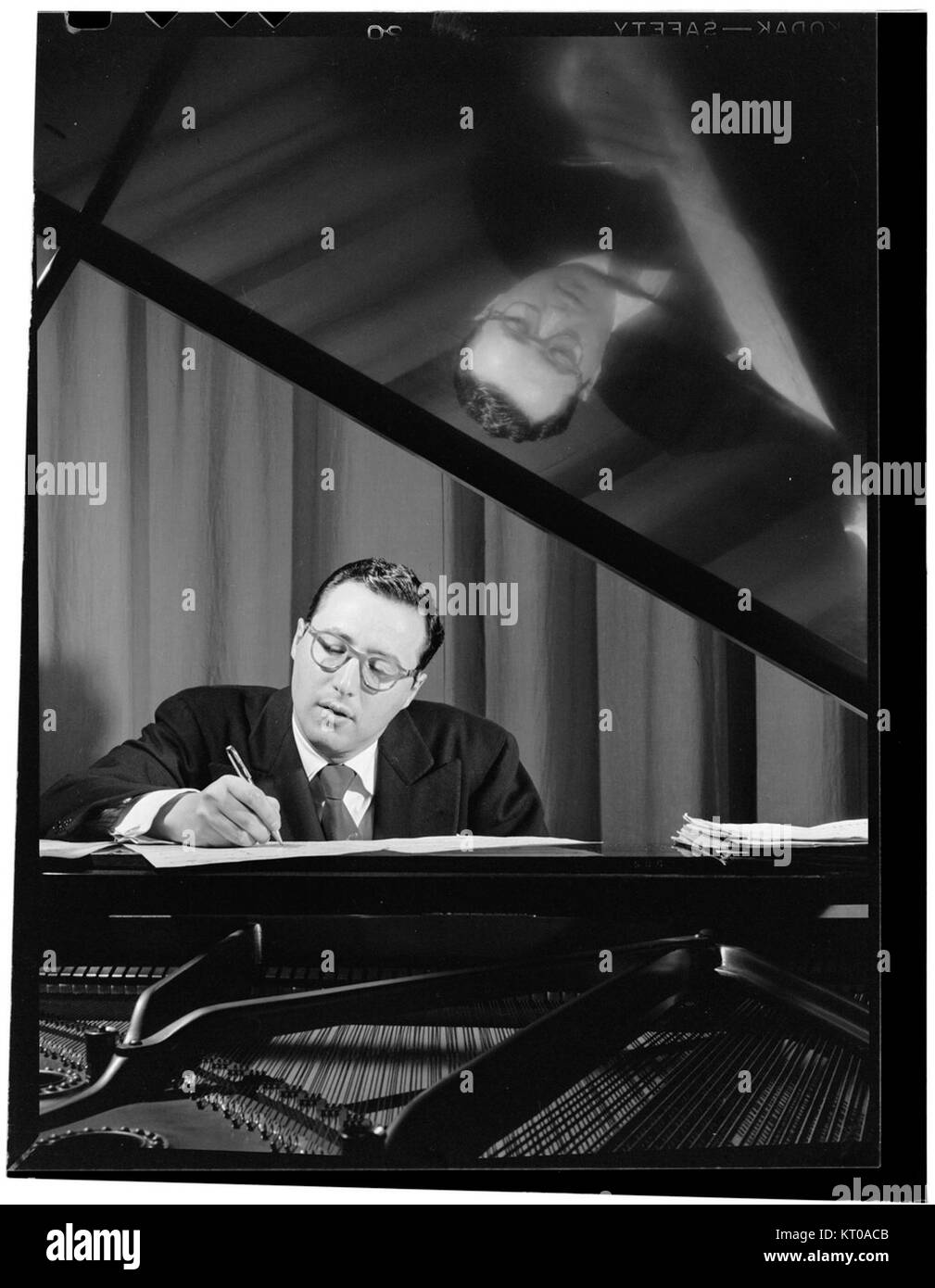 This portrait of Pete Rugolo, taken in New York between 1946 and 1948 ...