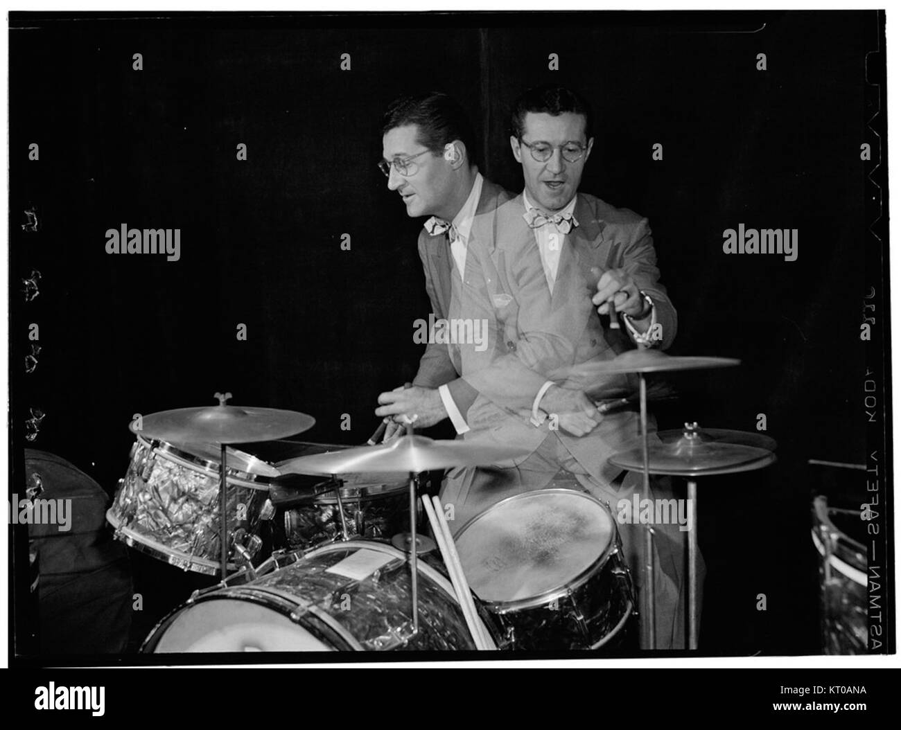 The portrait of Ray McKinley, taken at the Hotel Commodore in New York ...