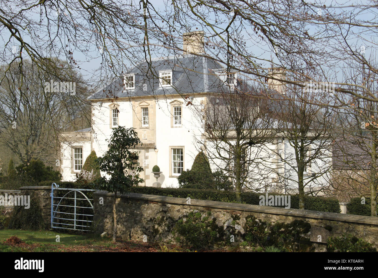 Ashwick Court is a historic estate known for its elegant architecture ...