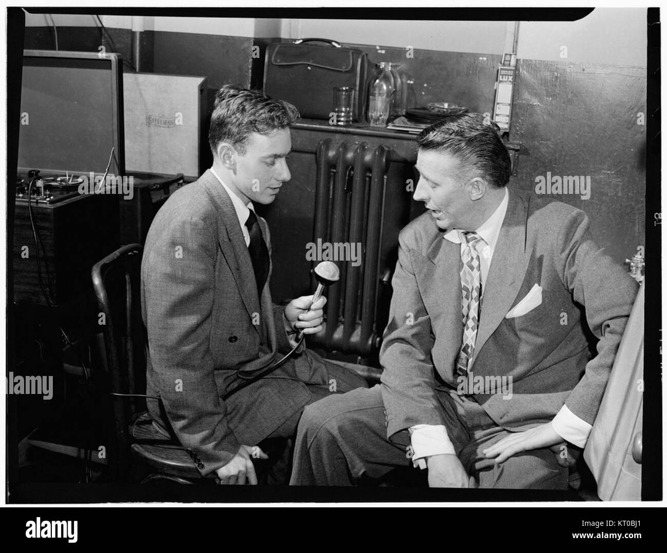 A portrait of Stan Kenton, an influential American jazz composer ...