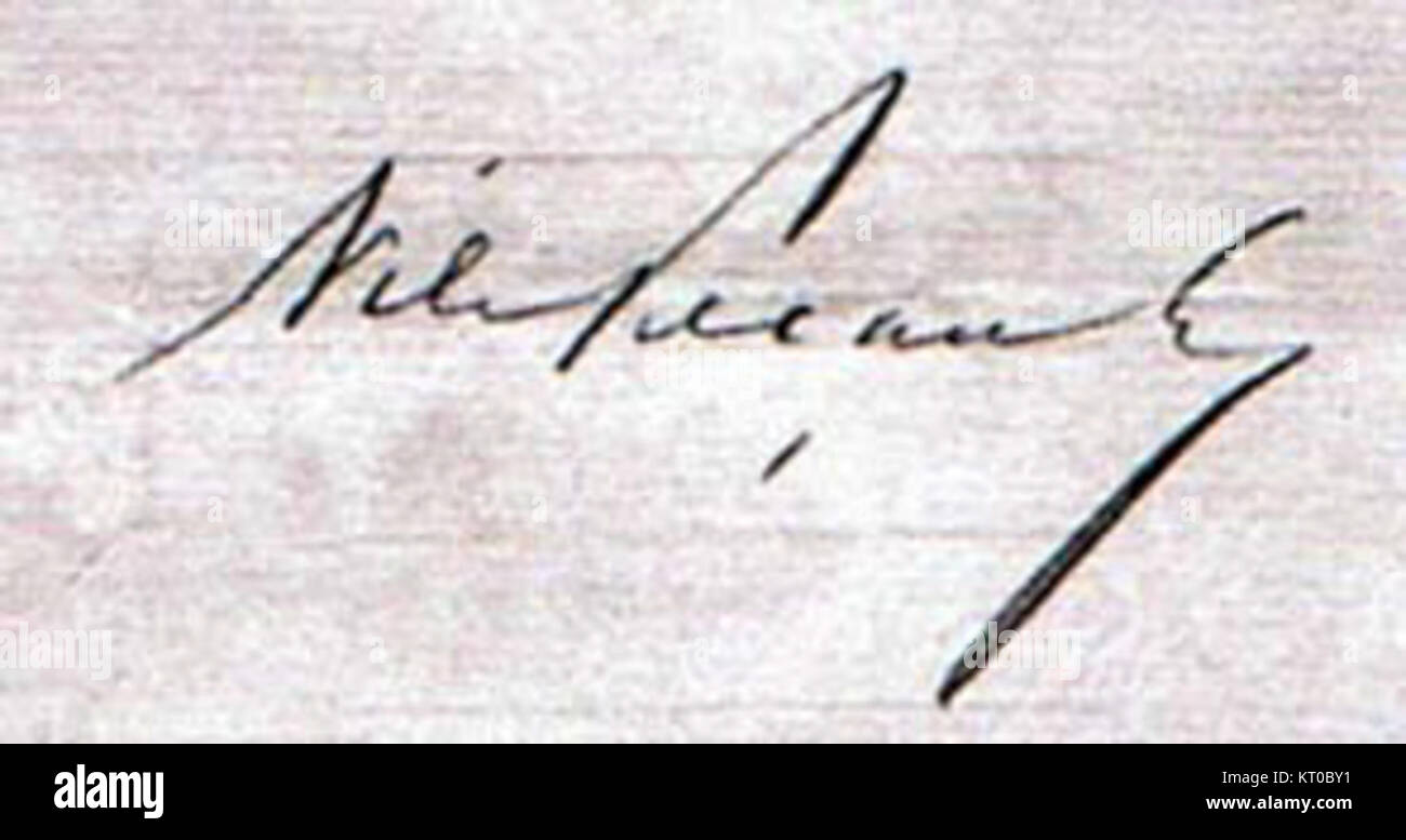 The signature of Nilo PeÃ§anha, a Brazilian politician who served as ...
