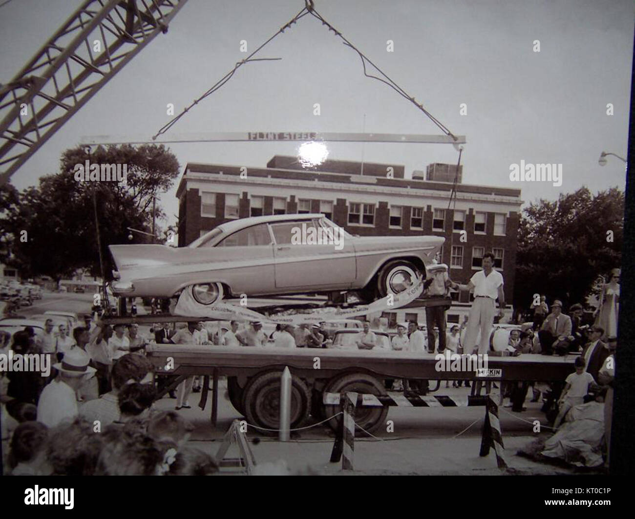 A photograph of the Miss Belvedere statue, taken before its burial in ...