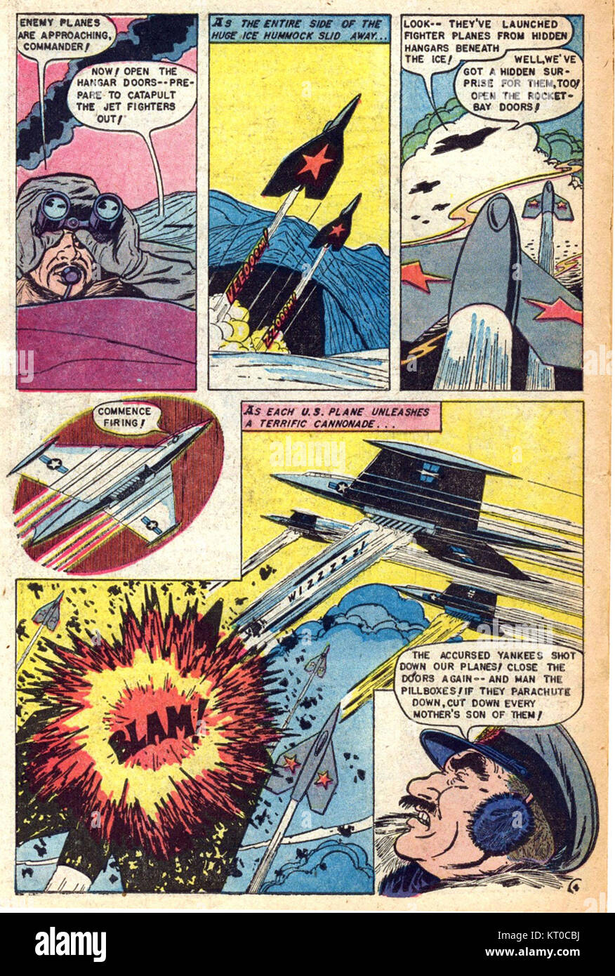 A 20th-century depiction of nuclear conflict, emphasizing the global ...