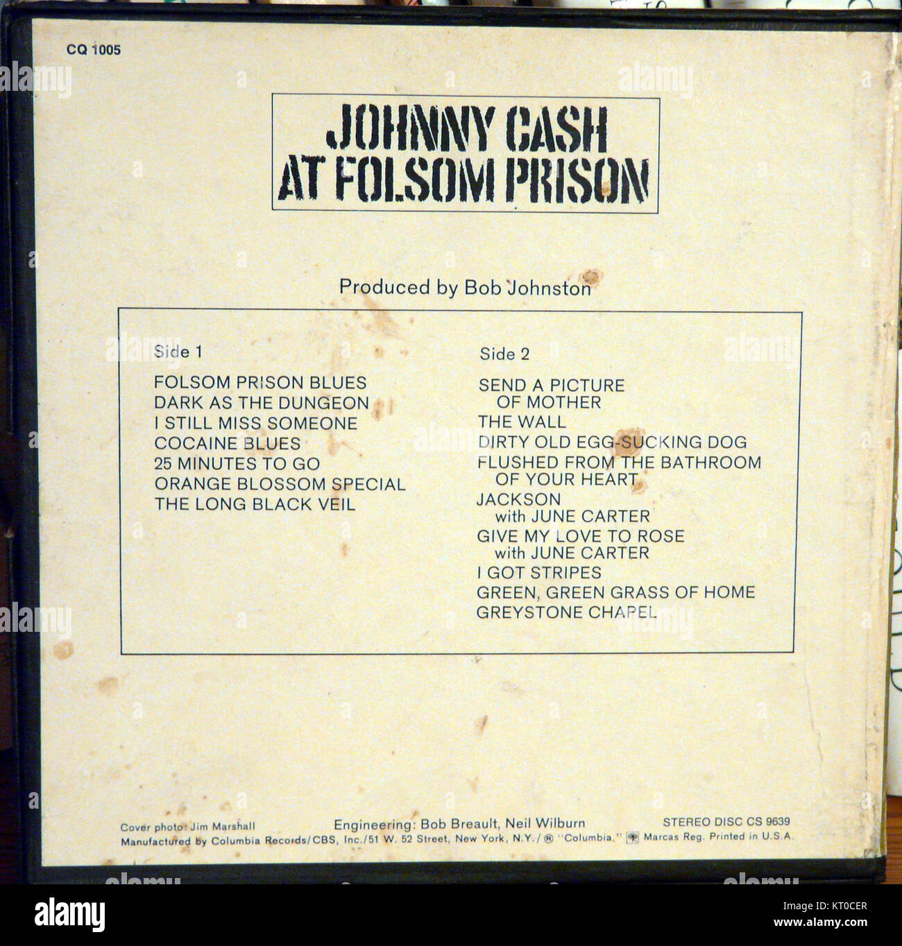 Johnny cash folsom prison concert hi-res stock photography and images ...