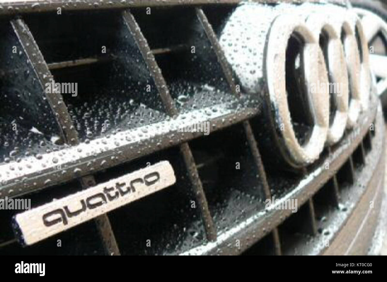 A representation of the Audi quattro logo, symbolizing the brand's ...