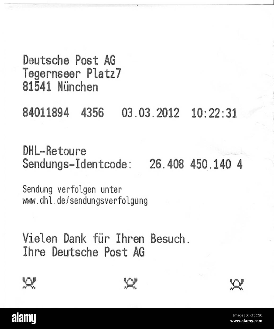 Dhl shipping service Black and White Stock Photos & Images - Alamy