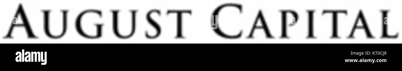 August Capital logo Stock Photo - Alamy