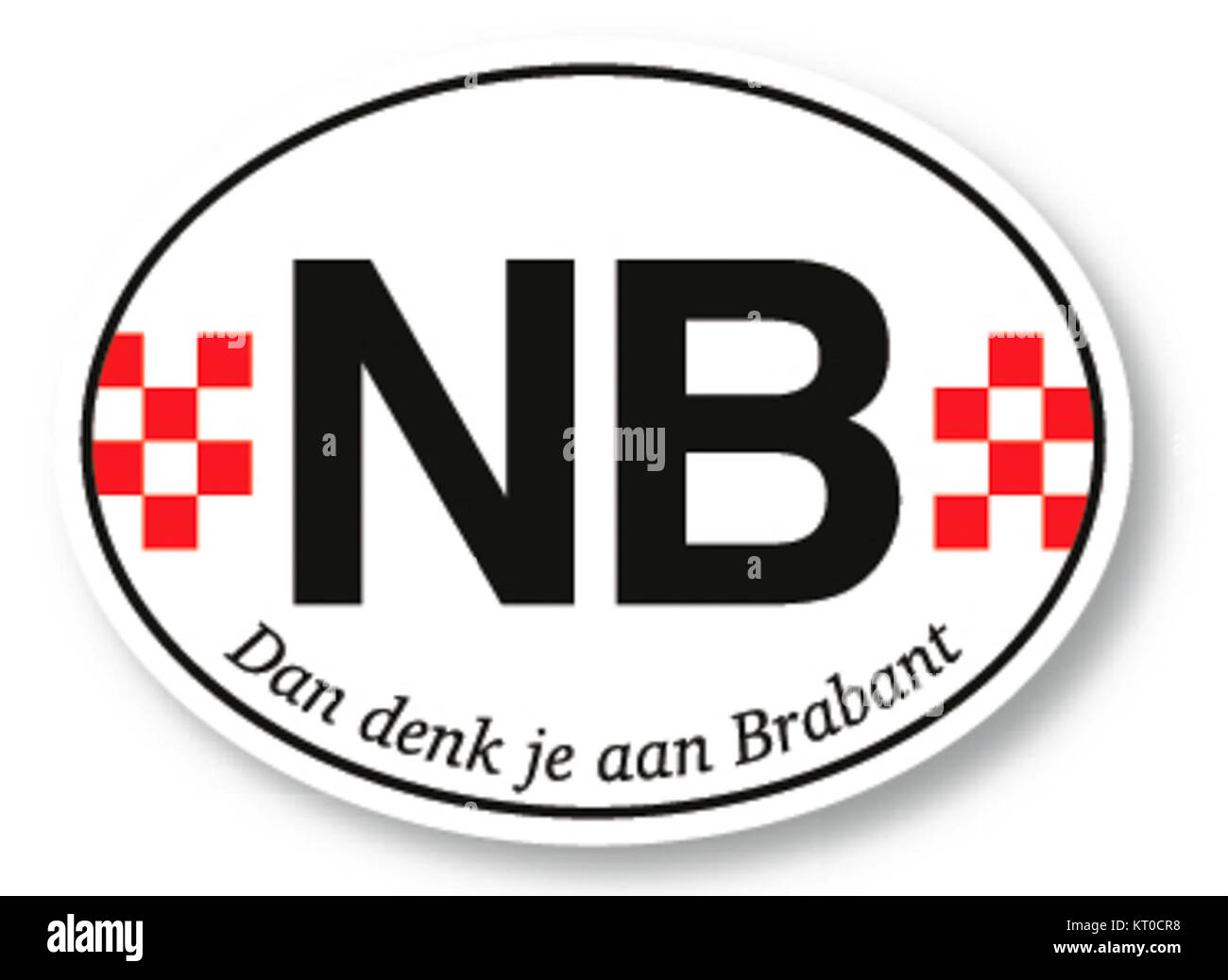 A promotional sticker featuring the logo of Noord-Brabant, a province ...