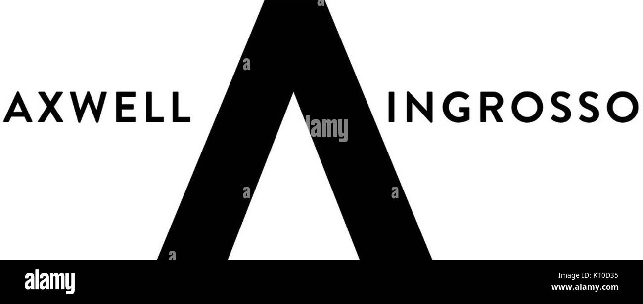 The logo of Axwell & Ingrosso, a well-known electronic music duo ...