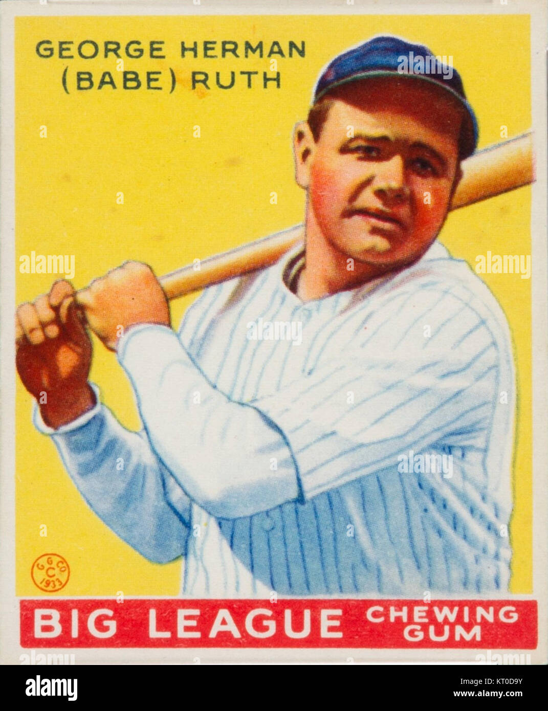 The Babe Ruth Goudey card is one of the most iconic baseball trading ...