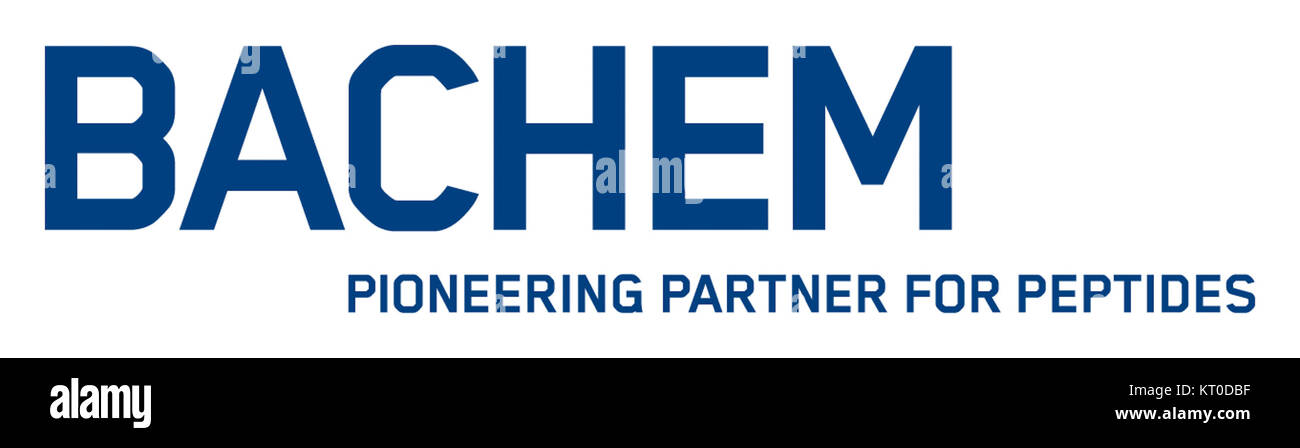 The Bachem logo with its blue color scheme represents the Swiss ...